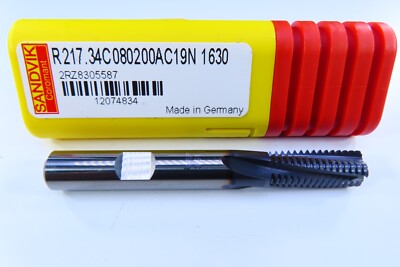 NEW 7/16-20 SANDVIK R217.34C080200AC19N 1630 PLURA CARBIDE THREAD MILL ...