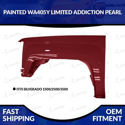 NEW Painted WA405Y/G1E Pearl 2014-2018 Chevrolet Silverado Driver Side ...