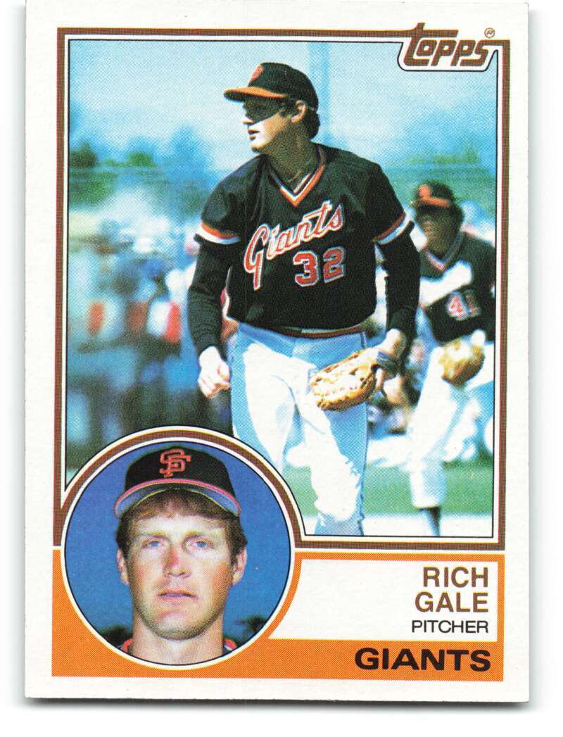 1983 Topps #719 Rich Gale NM Near Mint Giants | eBay