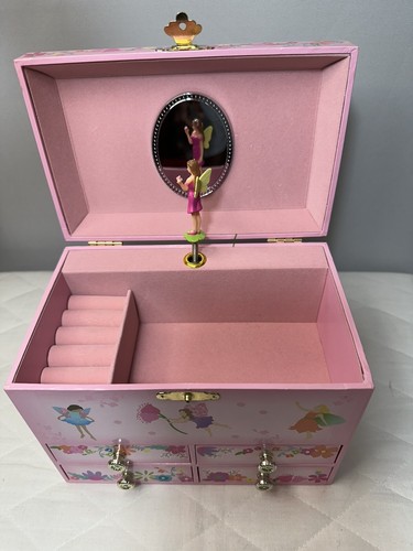 Girl's Gift Music Box with Spinning Ballerina,Fairy Design Musical ...