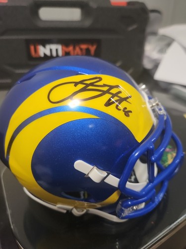 Jared goff signed La rams mini helmet. Fanatics | eBay