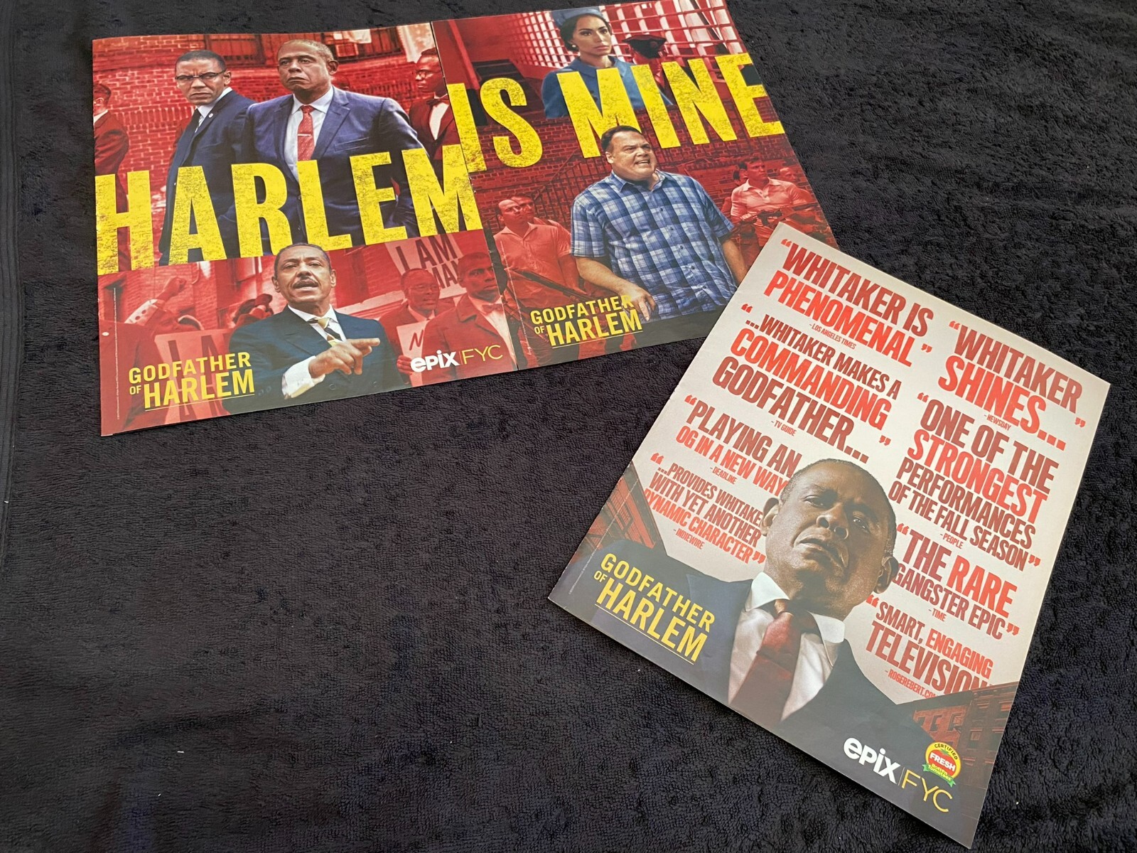 GODFATHER OF HARLEM Emmy ads Forest Whitaker & A HIDDEN LIFE Terrence ...