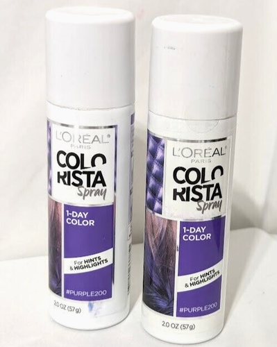 2 x L'Oreal Colorista 1-Day Temporary Hair Color Spray 2oz – CHOOSE ...