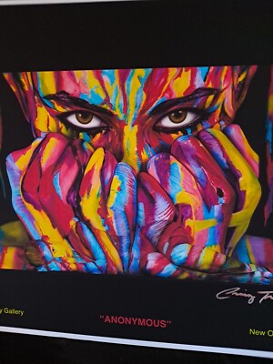 Craig Tracy Gallery Signed Print art "ANONYMOUS" 133/500 New Orleans ...