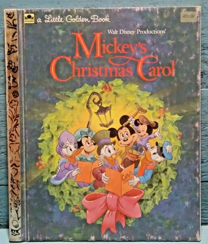 Vintage Mickey's Christmas Carol 1983 "IJ" A Little Golden Book FREE ...