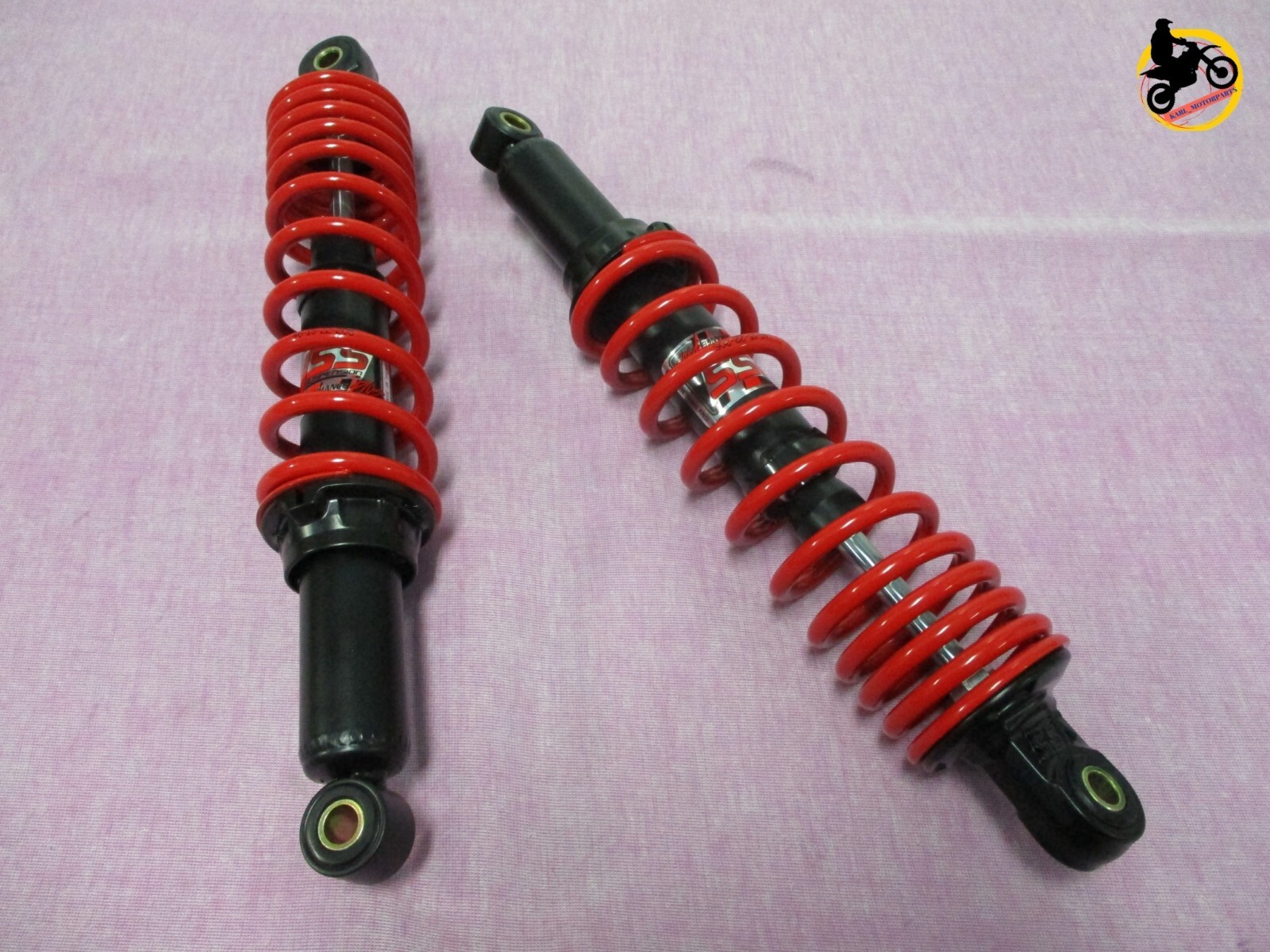 FIT HONDA DAX ST50 ST70 CHALY CR50 CR70 REAR SHOCK RED SPRING SET ...
