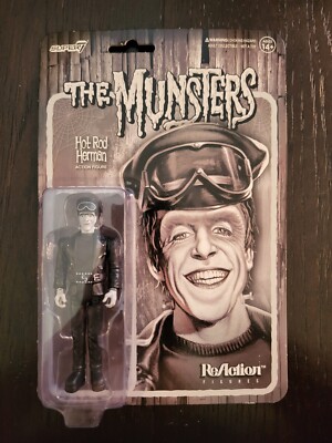 Hot Rod Herman 2022 3.75" THE MUNSTERS ReAction Super 7 NEW MOC | eBay