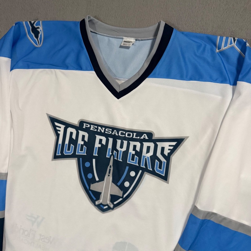 Pensacola Ice Flyers Vtg SPHL Florida Hockey Jersey Shirt Sweatshirt XL ...