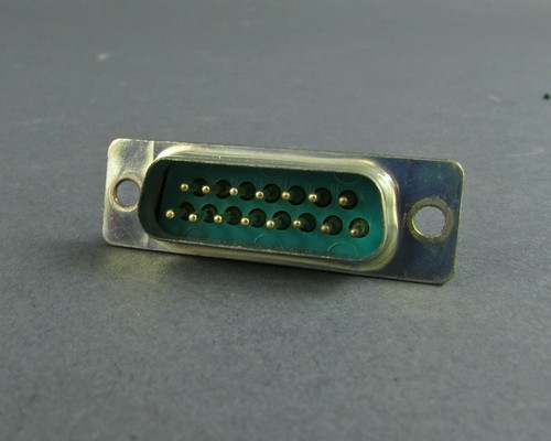 Lot of (5) Cinch DAM-15P-C33 D-Sub Solder Type Connectors 15 Gold ...