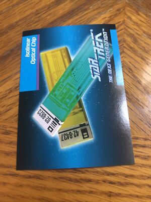 #73 Isolinear Optical Chip - 1992 Impel Star Trek: The Next Generation ...