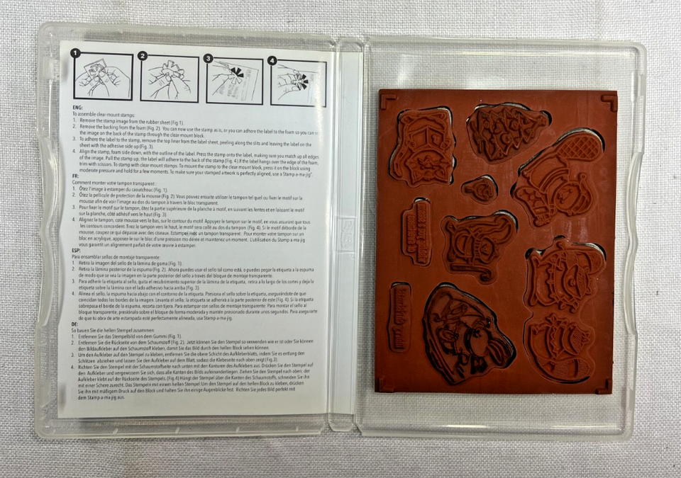 Stampin' Up! "Merry Crittermas" 121181 9 Stamp Set *LIGHTLY USED ...