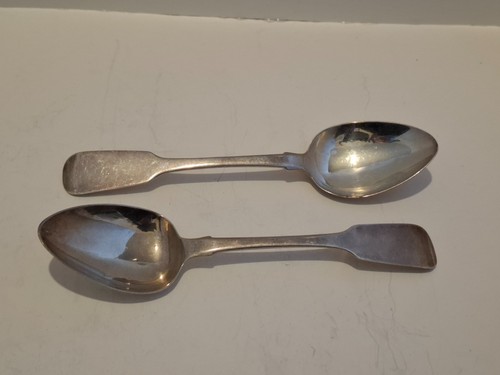 A Pair of Irish Sterling Silver Desert Spoons, Dublin 1830, Charles ...