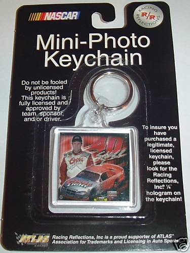 STERLING MARLIN COORS LIGHT BEER NASCAR SIGNATURE PHOTO KEYCHAIN ...