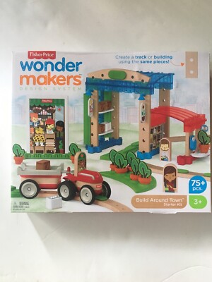 Fisher Price Wonder Makers Design System Build Around Town Starter Kit ...