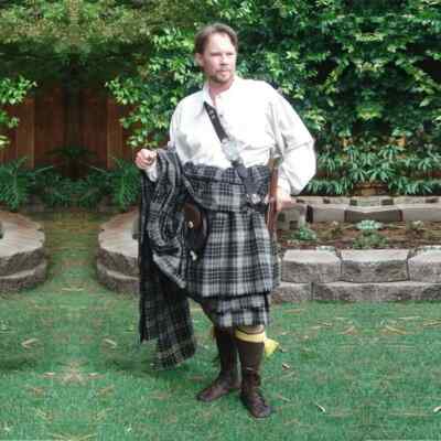 Traditional Highland Great Kilt Scottish 4 Yards Great Kilts in 40 ...
