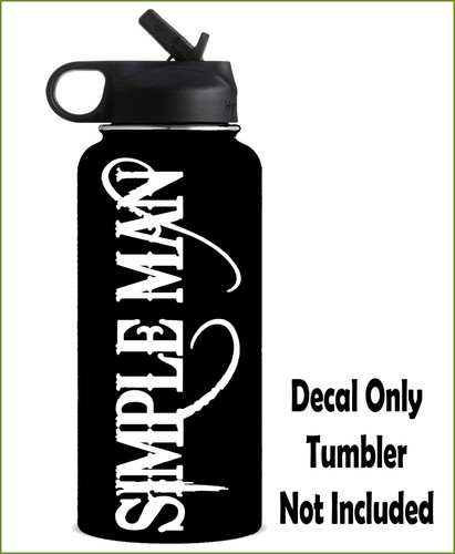 Simple Man Window Decal Car Outlaw Cowboy Skynyrd Lyrics Sticker | eBay