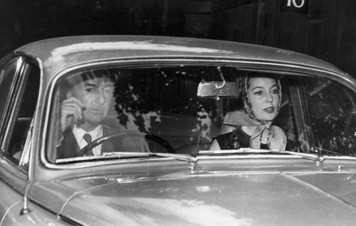 John Profumo ex War Minister & wife Valerie Hobson their car a - 1963 Old Photo | eBay