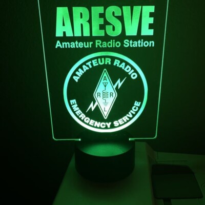 LED Desk Sign Ham Radio And Name Lanyard | eBay