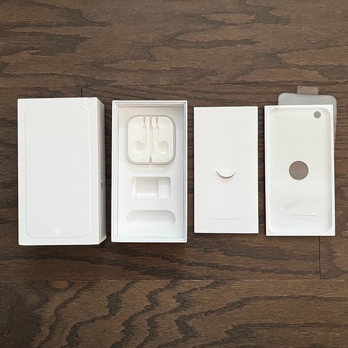 BOX ONLY Original Retail Package for iPhone 6 Plus Silver (No phone, no cable) | eBay