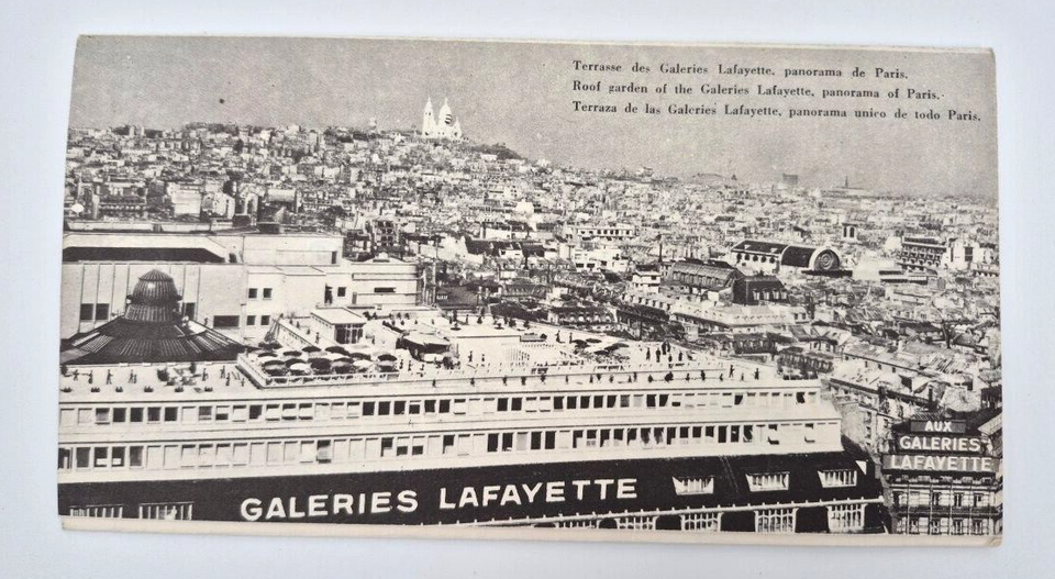 Vintage 1950's Galeries Lafayette Pres de L'Opera Paris France Brochure ...