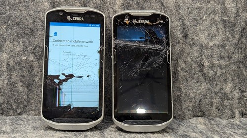 🔥Lot of 2🔥 Zebra TC57 TC57HO Handheld Barcode Mobile - For Parts ...