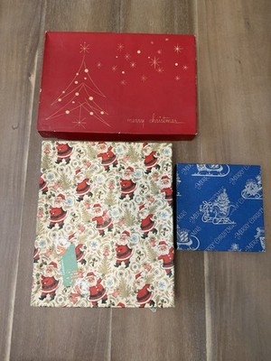 3X VTG MCM 1950’S CHRISTMAS GIFT BOXES STARBURST SANTA ANGEL SLEIGH | eBay
