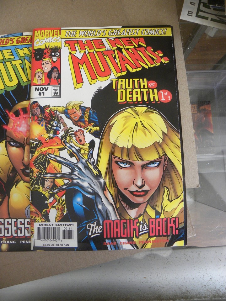 Marvel 1997 all 3 issues THE NEW MUTANTS TRUTH OR DEATH 1 2 3 NM gb | eBay