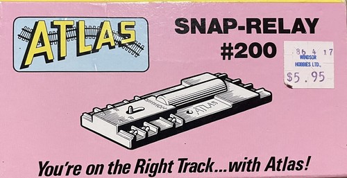 ATLAS #200 SNAP-RELAY HO SCALE BRAND NEW | eBay