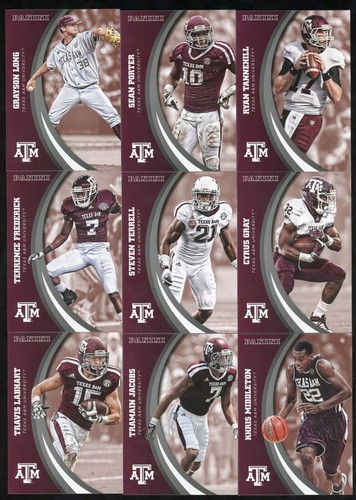 (Lot of 50) 2015 Panini Collegiate Texas A&M Aggies 50-card Complete ...