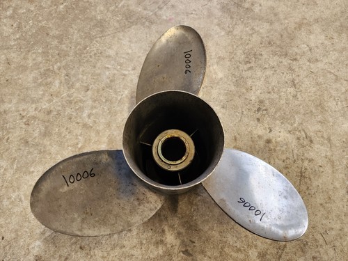 COUNTER ROTATING 14 3/4" X 21P MERCURY MIRAGE PLUS SS PROP, 48-13703 ...