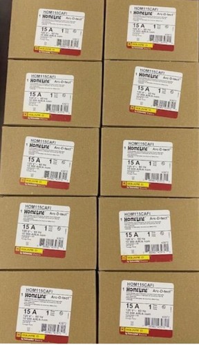 10PCS SQUARE D HOMELINE HOM115CAFI HOM115CAFIC AFCI 15A (with pigtail ...