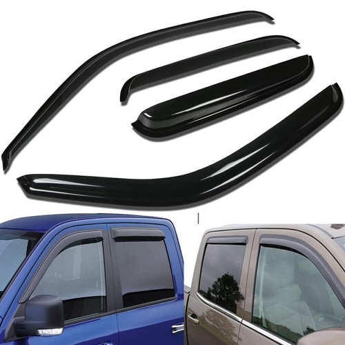 Fits 99-06 Chevy Silverado GMC Sierra Extended Cab Smoke Window Visors ...