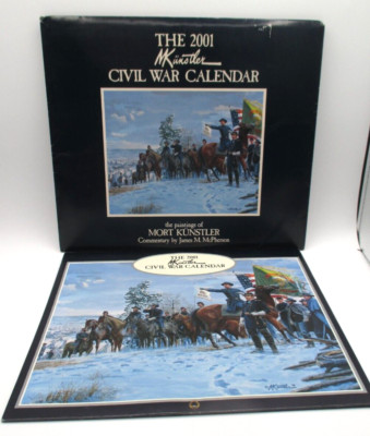 Mort Kunstler Civil War Calendar 2001 Lang Unmarked with Protective ...