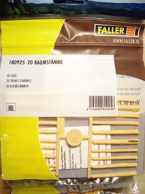HO FALLER Twenty (20) Bark- Stripped Logs Model Detail Kit 180925 for ...