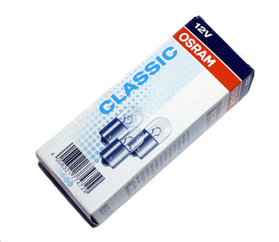 10pcs osram 5008 12V10W R10W BA15s CLASSIC lamp Metal Bases License ...