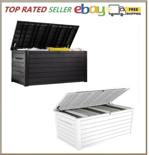 Keter Large 230 Gallon Outdoor Storage Deck Box Patio Weatherproof ...