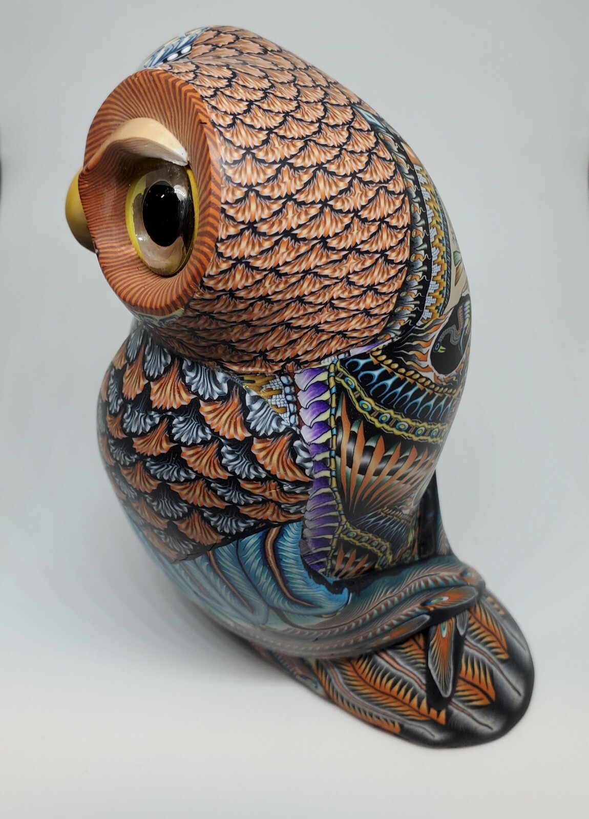 Jon Stuart Anderson Fimo Creations Owl Papa 2016 Brand New In Box | eBay