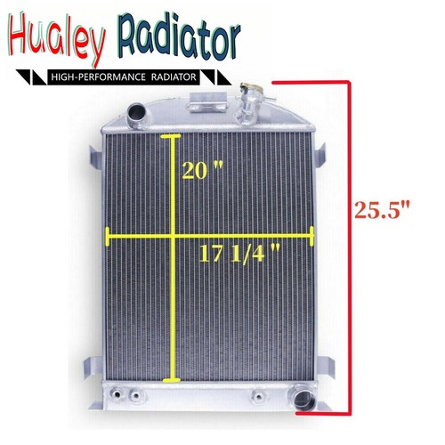 3Row 20" H Aluminum Radiator For 1932 Ford High-Boy with Hot Rod Chevy ...
