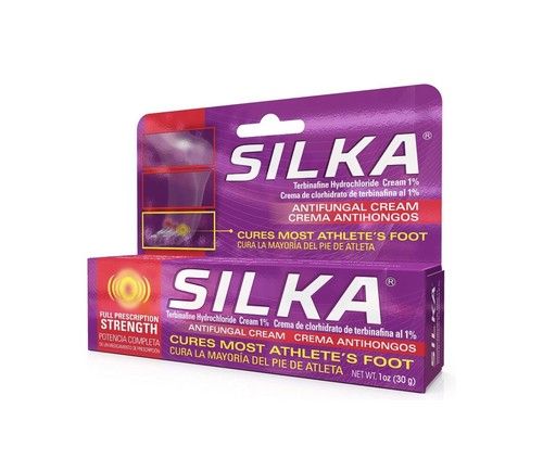 SILKA Anti-Fungal Cream, Clinical Anti-Fungus Foot Treatment, Fluid, 1 ...