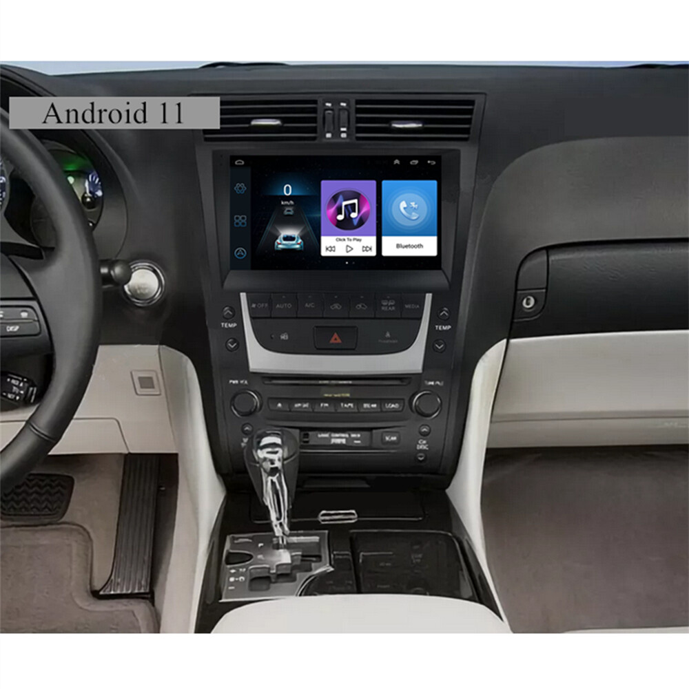 9" Android 11.0 Stereo Radio GPS Head Unit Wifi FM For Lexus GS Series ...