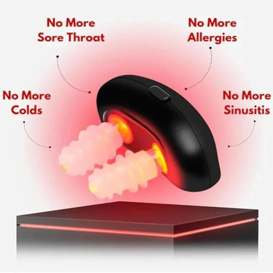 Red Light Nose Therapy Respi-Relief Nasal Therapy Instrument For Sinus ...