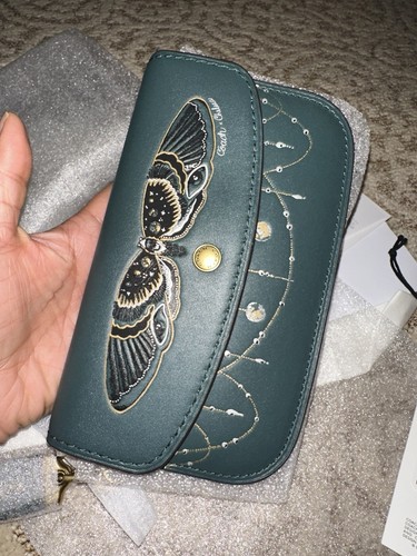 COACH 1941 Tattoo Butterfly Moth Chelsea Champlain Clutch Wristlet ...
