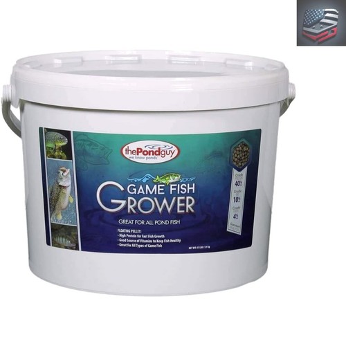 Nutritious Game Fish Pellets - Resealable Tub with 40% Protein for ...