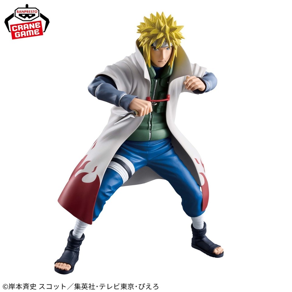 NARUTO Shippuden Grandista NAMIKAZE MINATO Figure Japan Anime BANPRESTO ...