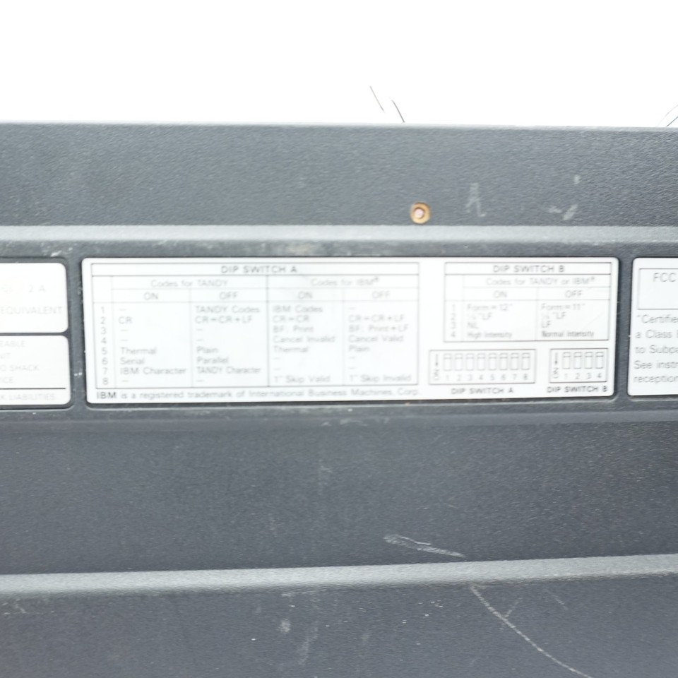 Vintage Radio Shack TRS-80 TRP 100 Thermal Ribbon Printer 26-1275 for ...
