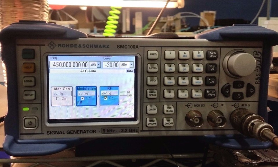 ROHDE & SCHWARZ SMC100A SIGNAL GENERATOR LCD DISPLAY ASSEMBLY | eBay