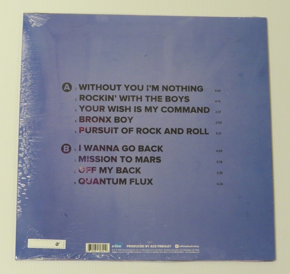 KISS ACE FREHLEY "SPACEMAN" LP SILVER VINYL SEALED - OFFICIAL | eBay