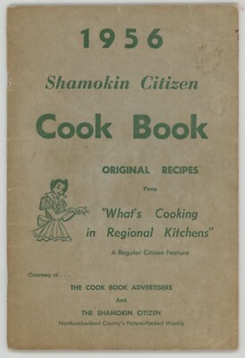 Pennsylvania Cookbook Shamokin Citizen News Photographs of Recipe ...