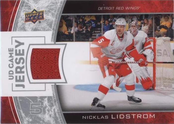 2013-14 Upper Deck - Ud Game Jersey Series 1 Nicklas Lidstrom #GJ-NL ...