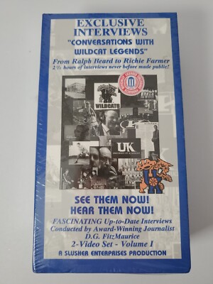 U. OF KENTUCKY BASKETBALL VHS - Converstions With Wildcat Legends Box ...